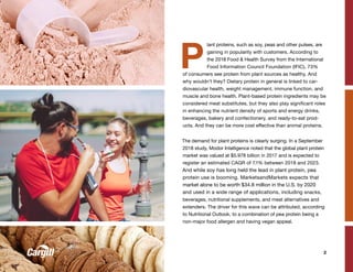 Plant protein is trending with consumers are you ready | PDF | Vegetarian Diets | Food & Drink