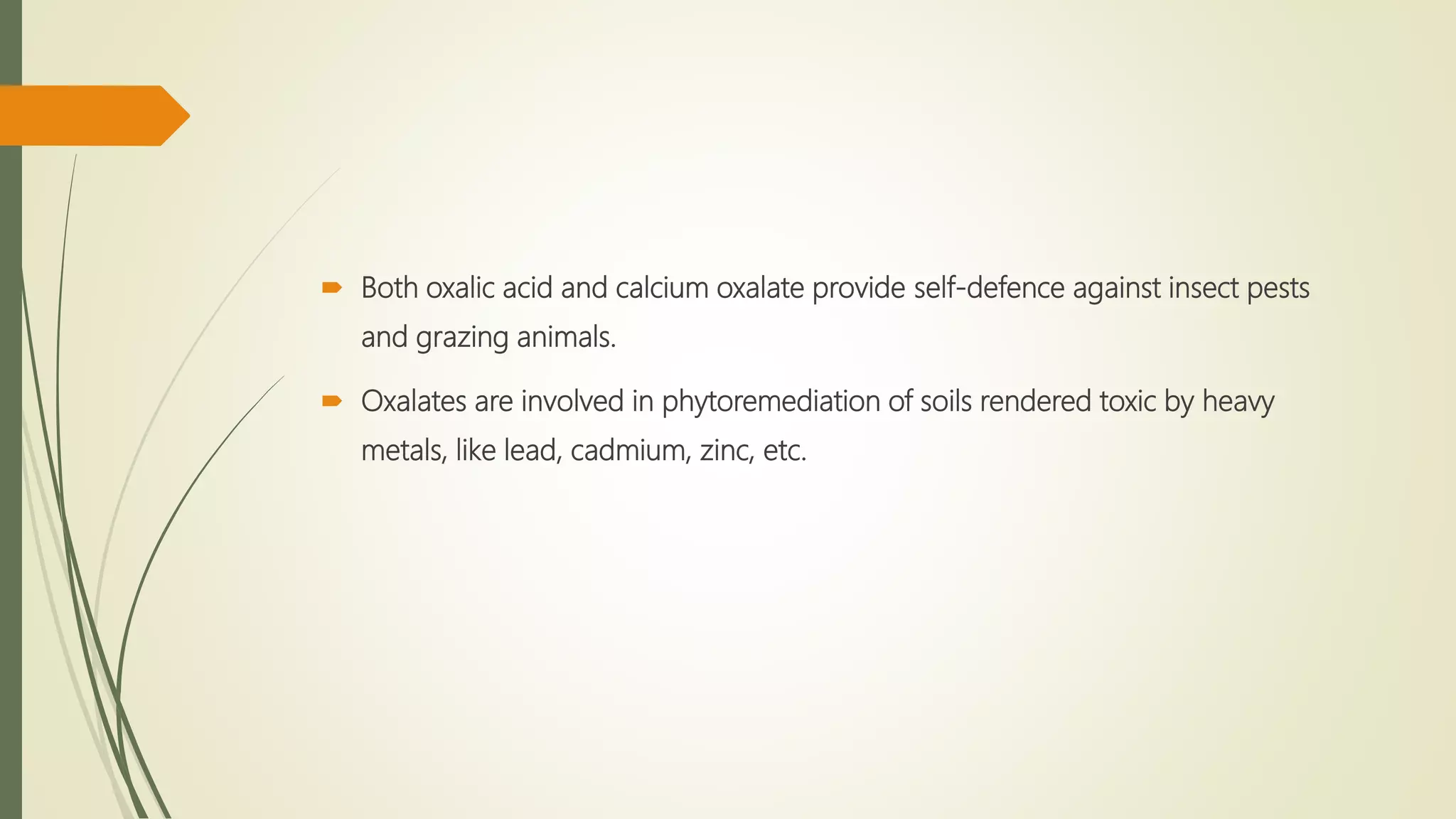 Plant acid toxicology | PPT