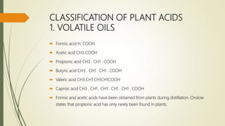 Plant acid toxicology | PPT