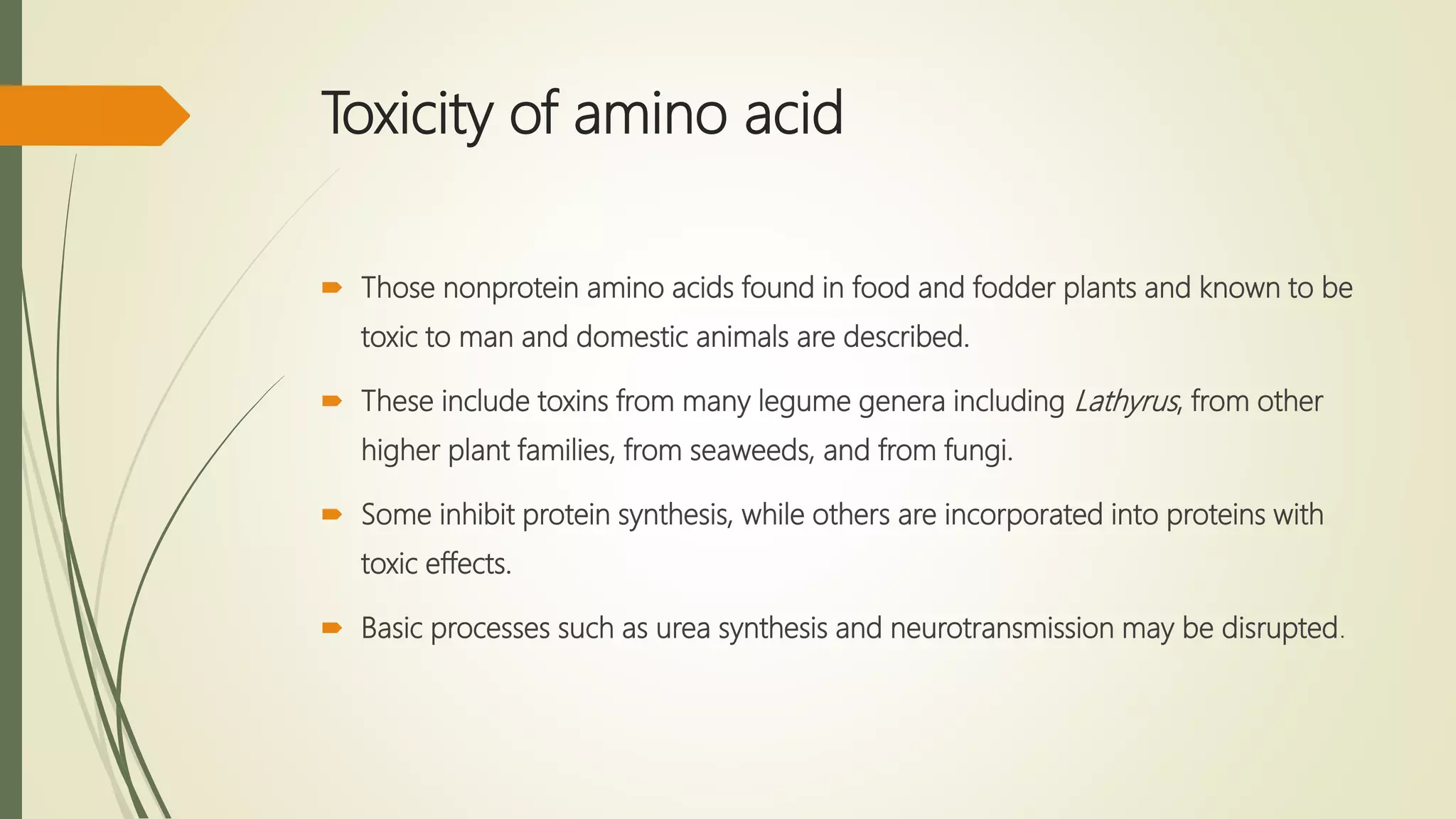 Plant acid toxicology | PPTX