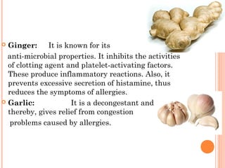 Plant allergens and herbal antiallergic drugs | PPT