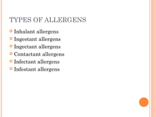 Plant allergens and herbal antiallergic drugs | PPT