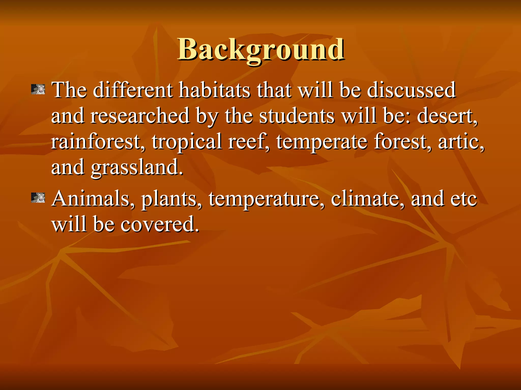 Plant And Animal Environments | PPT