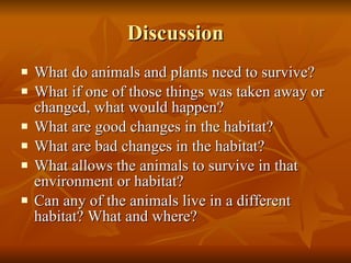Plant And Animal Environments | PPT
