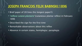 Plantar, babinski | PPTX