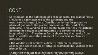 Plantar Fascitis / Fasciosis. | PPTX
