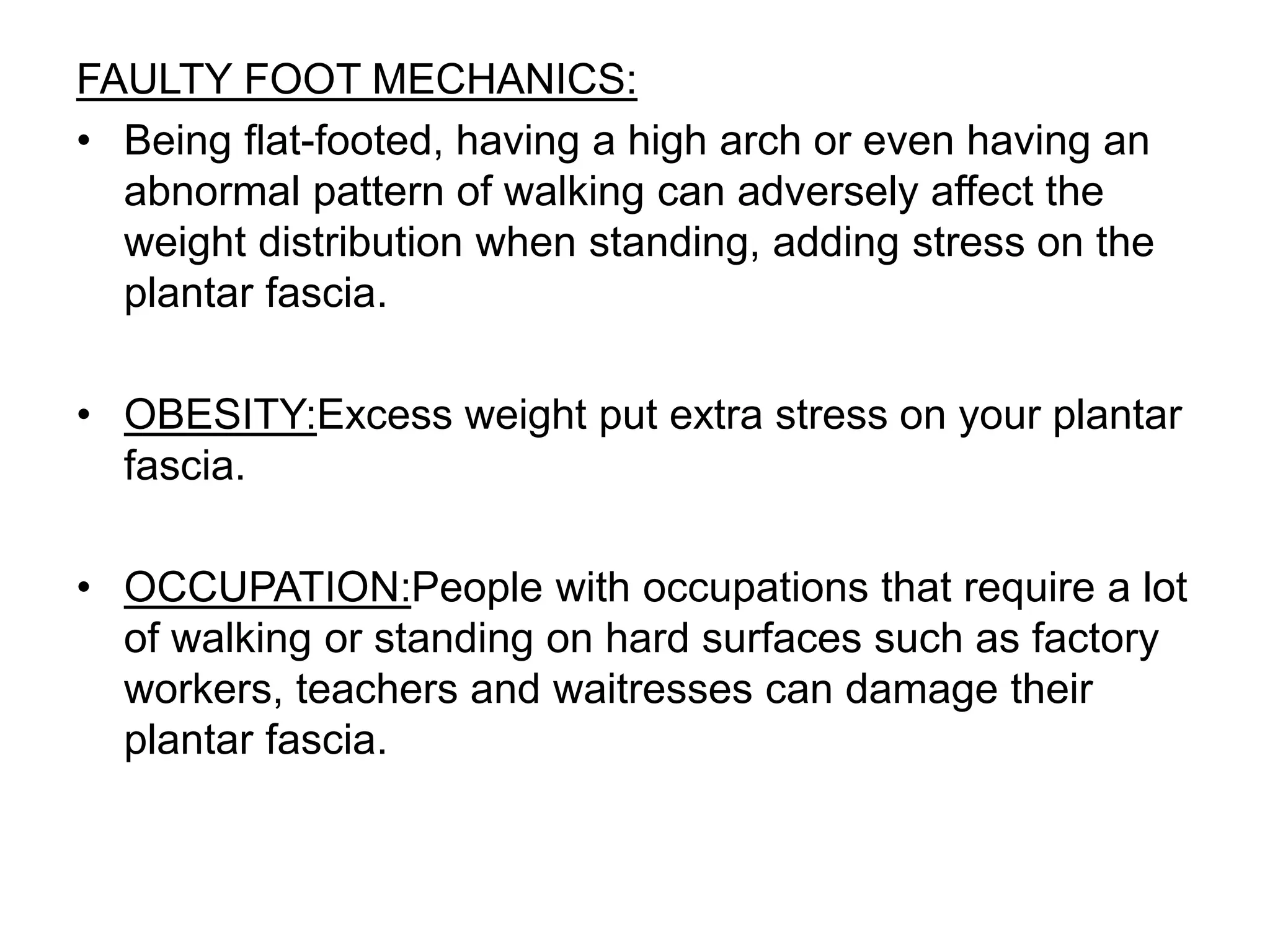 plantar fascitis.pptx management and clinical features | PPTX