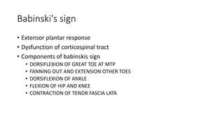 Plantar reflex | PPTX