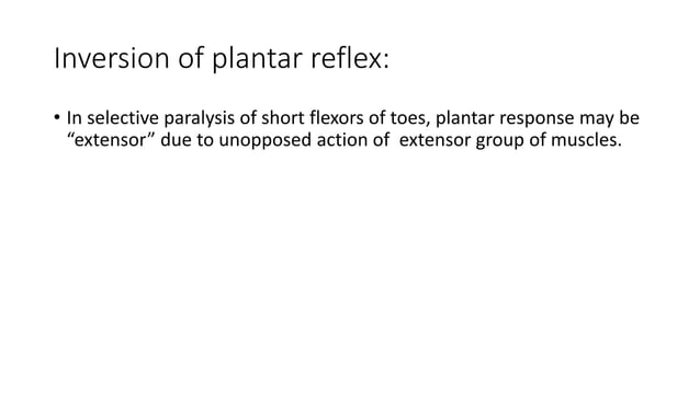Plantar reflex | PPTX