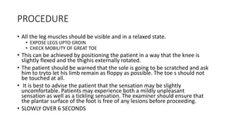 Plantar reflex | PPTX