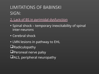 Plantar Reflexes and babinski sign for neurological patients | PPTX