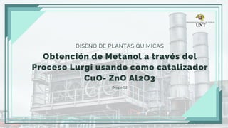 Obtención de metanol mediante el proceso lurgi | PDF