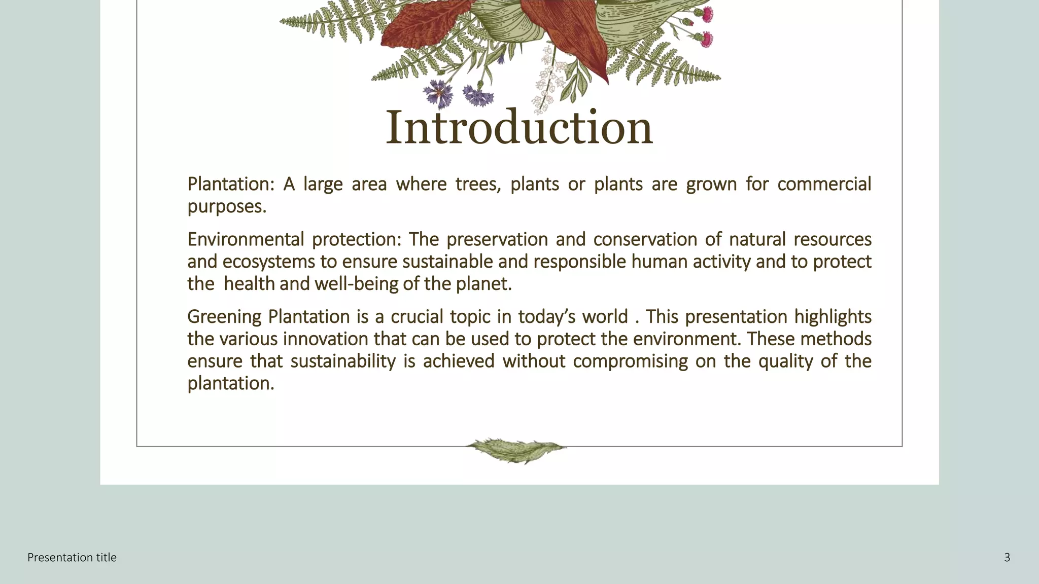 Plantation and Environment Protection.pptx