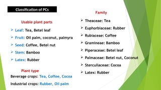 Plantation Crops criteria importance.ppt