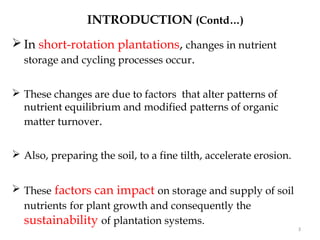 Plantation forestry presentation1 | PPT