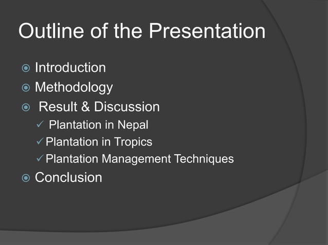 Plantation in nepal and in the tropics prakash thapa | PPT
