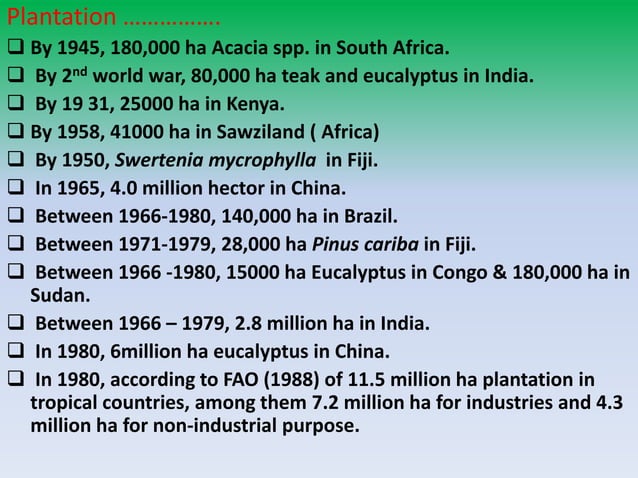 Plantation in Nepal & tropics | PPTX