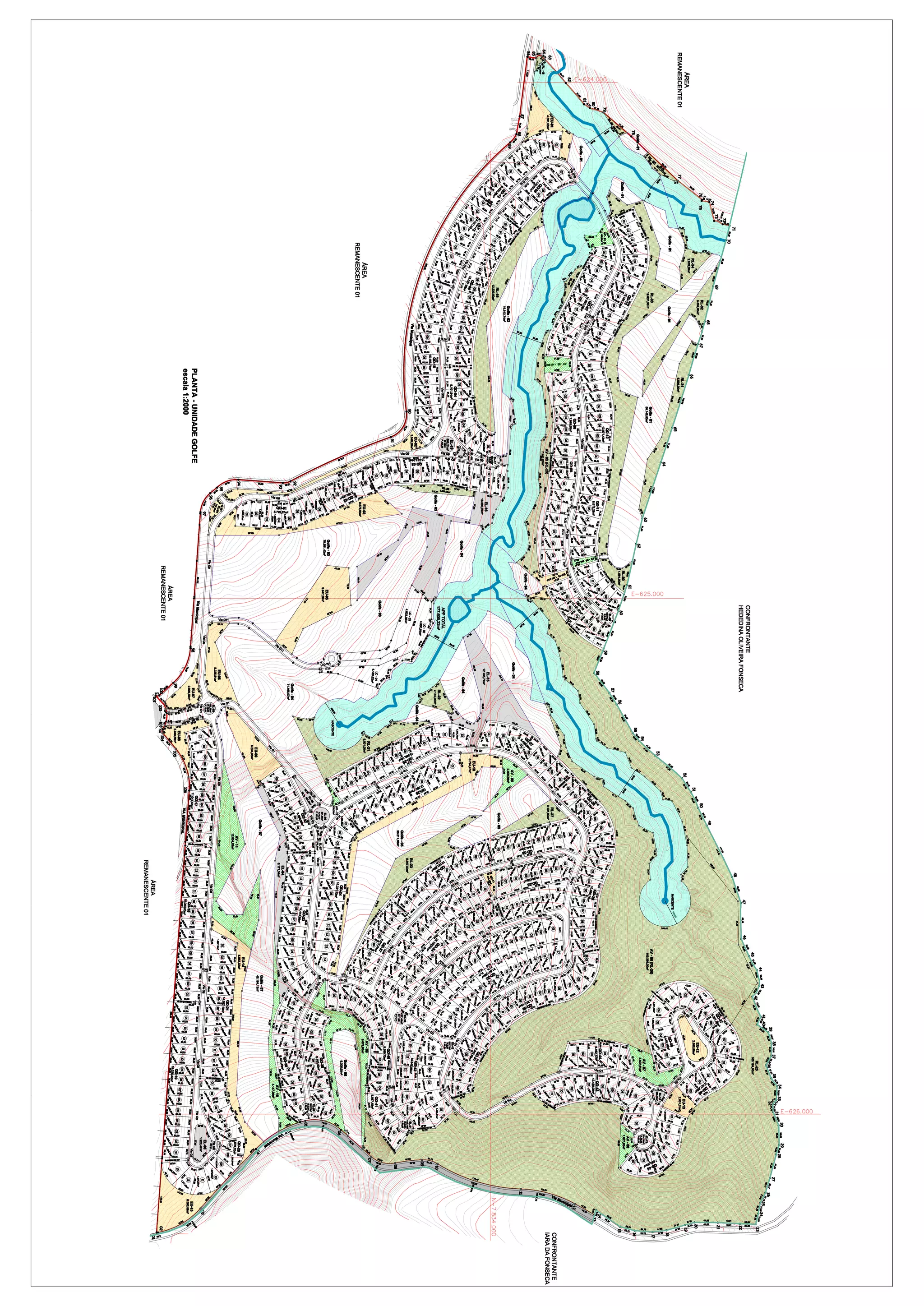 Planta topografica do golf resort | PDF
