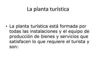 Planta turística | PPTX