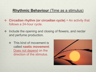 Biology: Plant Behaviour | PPTX