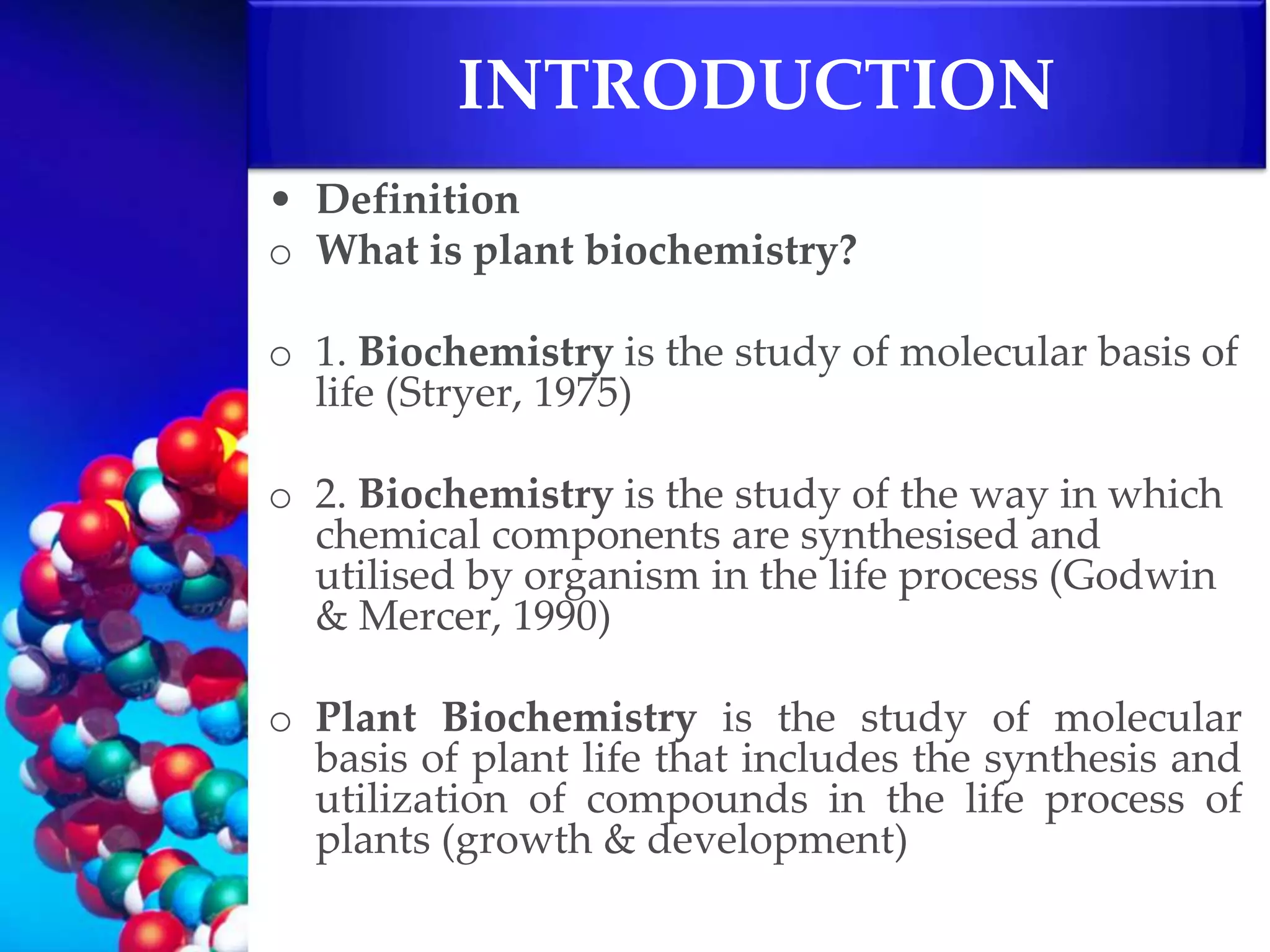 Plant biochemistry | PPTX
