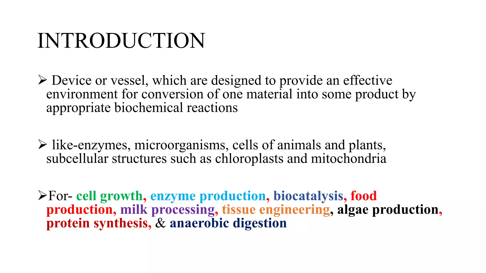Plant bioreactor | PPTX