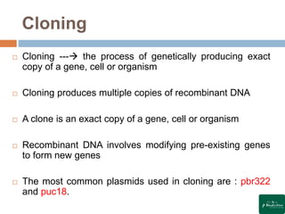 Plant Biotechnology: Introduction, Scope and Application | PPTX