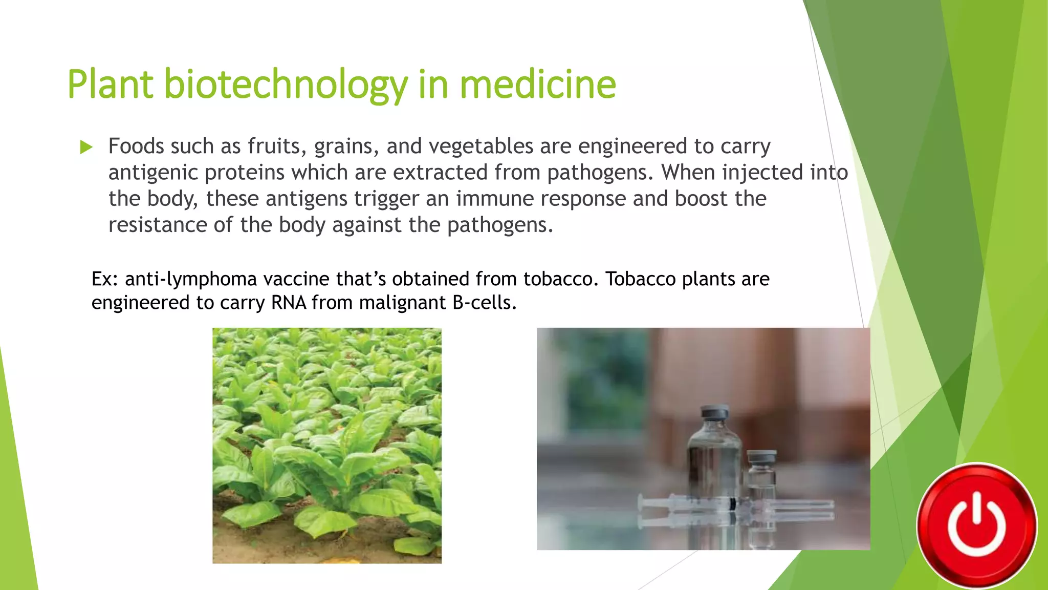 Plant biotechnology and its impacts | PPTX