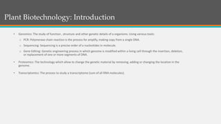Plant Biotechnology Market | PPT