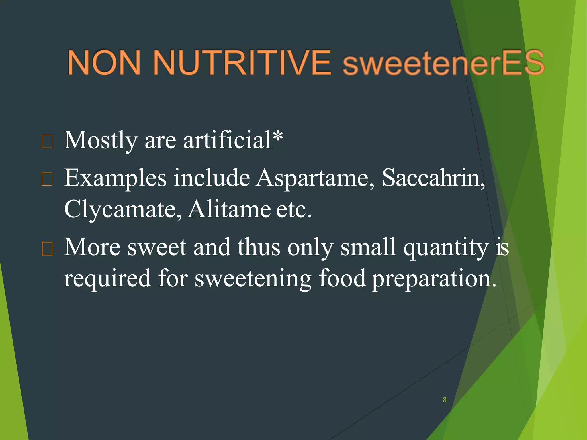 Plant bitters and sweeteners | PPTX