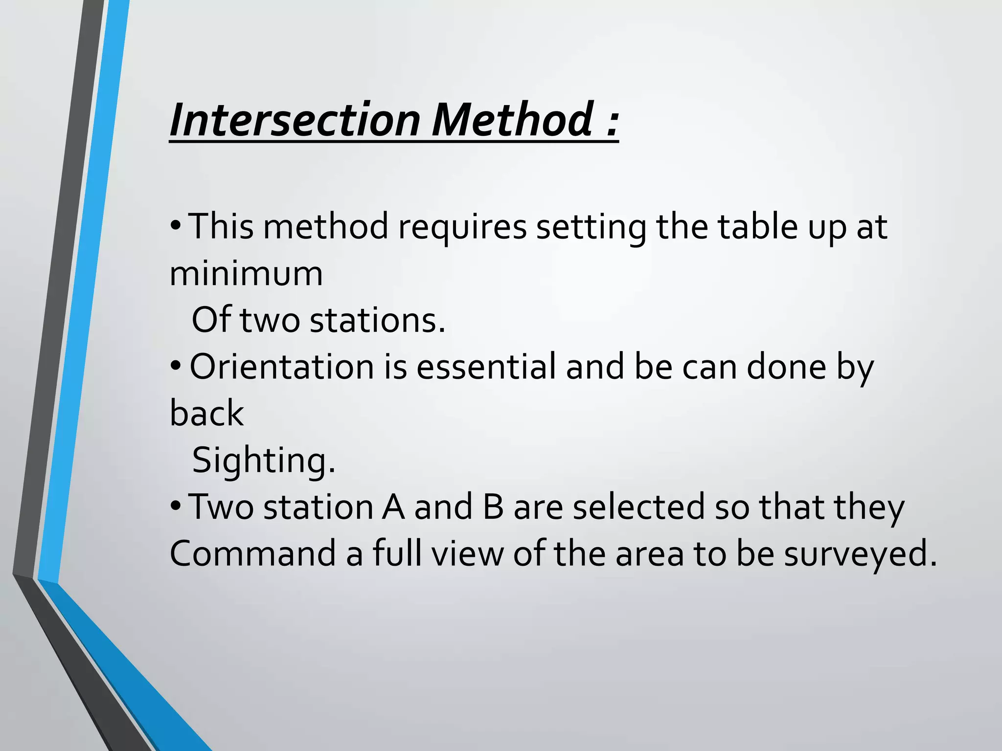methods of plane table surveying | PPTX