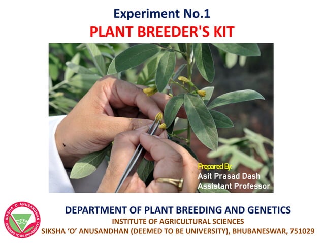 Plant breeder's kit | PDF | Gardening | Home & Garden