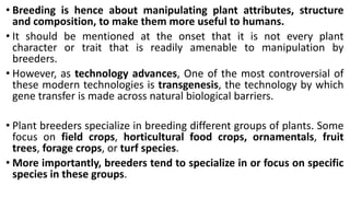 Plant Breeding - 1.pdfbbbbvvvvvvvkkjjkjj | PPT