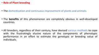 Plant Breeding - 1.pdfbbbbvvvvvvvkkjjkjj | PPT