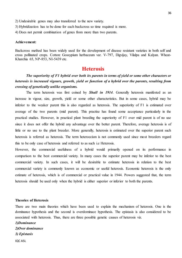 Plant breeding | PDF