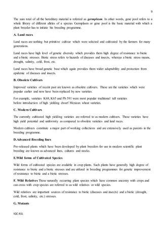 Plant breeding | DOCX