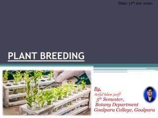 Plant breeding Intoduction and methods | PPT