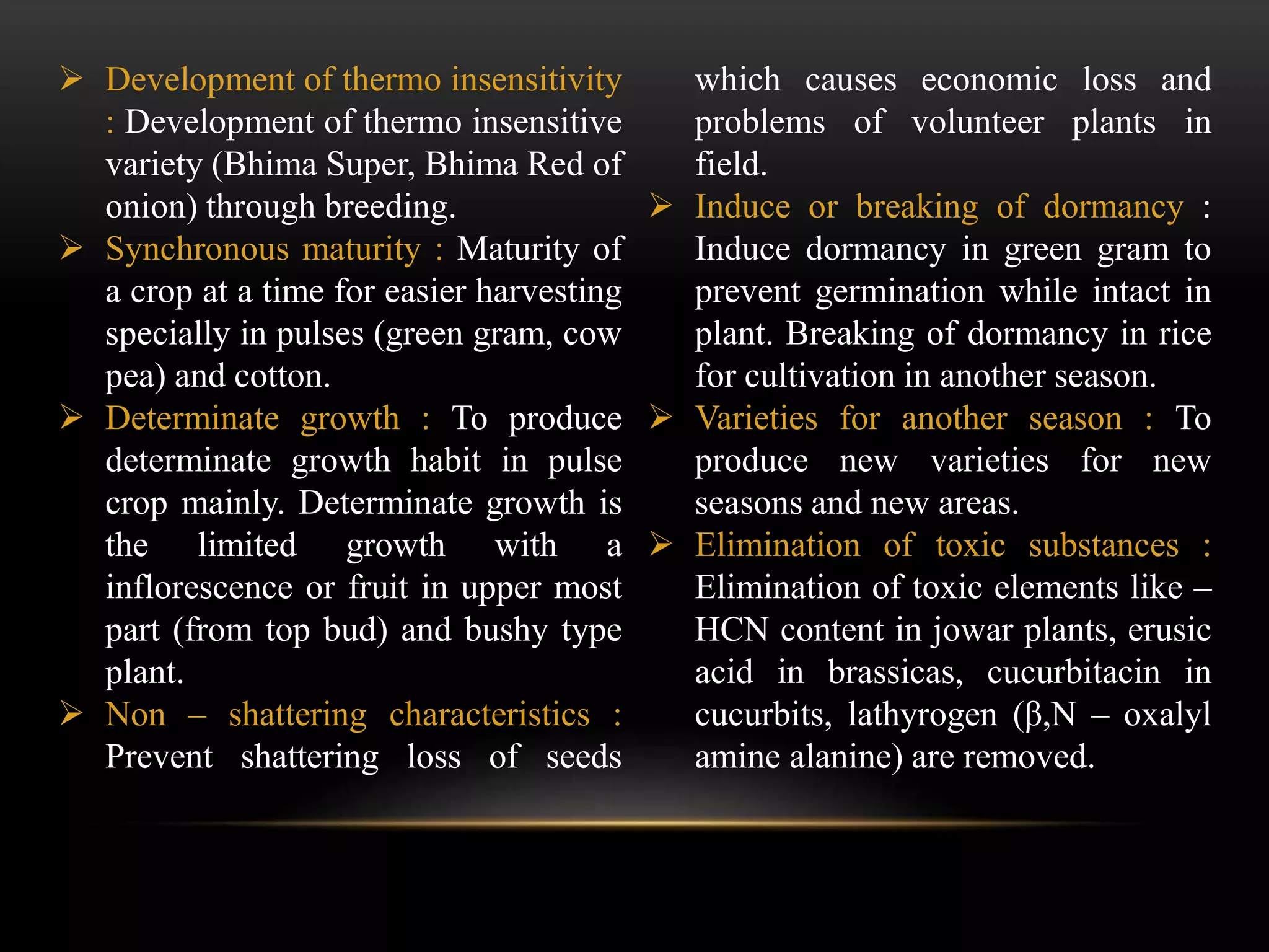 Plant breeding - History, Objectives & Activities | PPTX