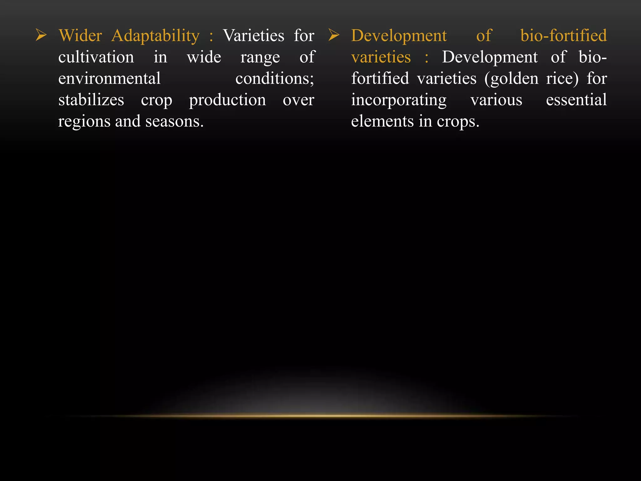 Plant breeding - History, Objectives & Activities | PPTX
