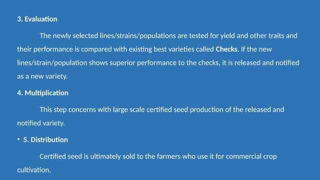 Activities In Plant Breeding Methods Pptx