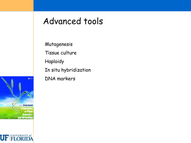 Plant Breeding and applied Genetics . ppt | PPT