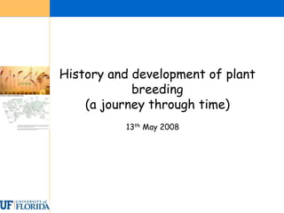 Plant Breeding and applied Genetics . ppt | PPT