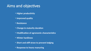 Plant Breeding (Intraduction, Aims and objectives).pptx