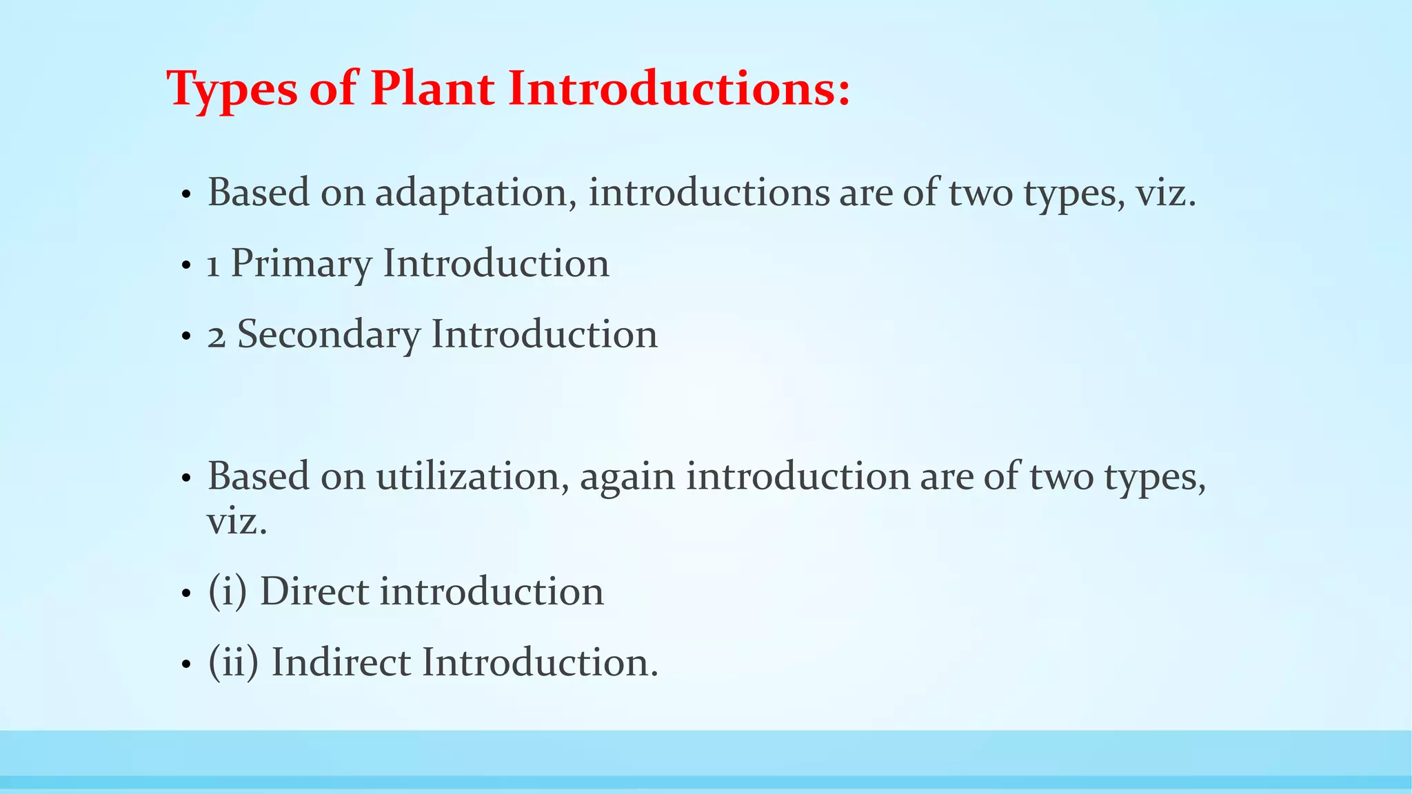 Plant introduction | PPTX