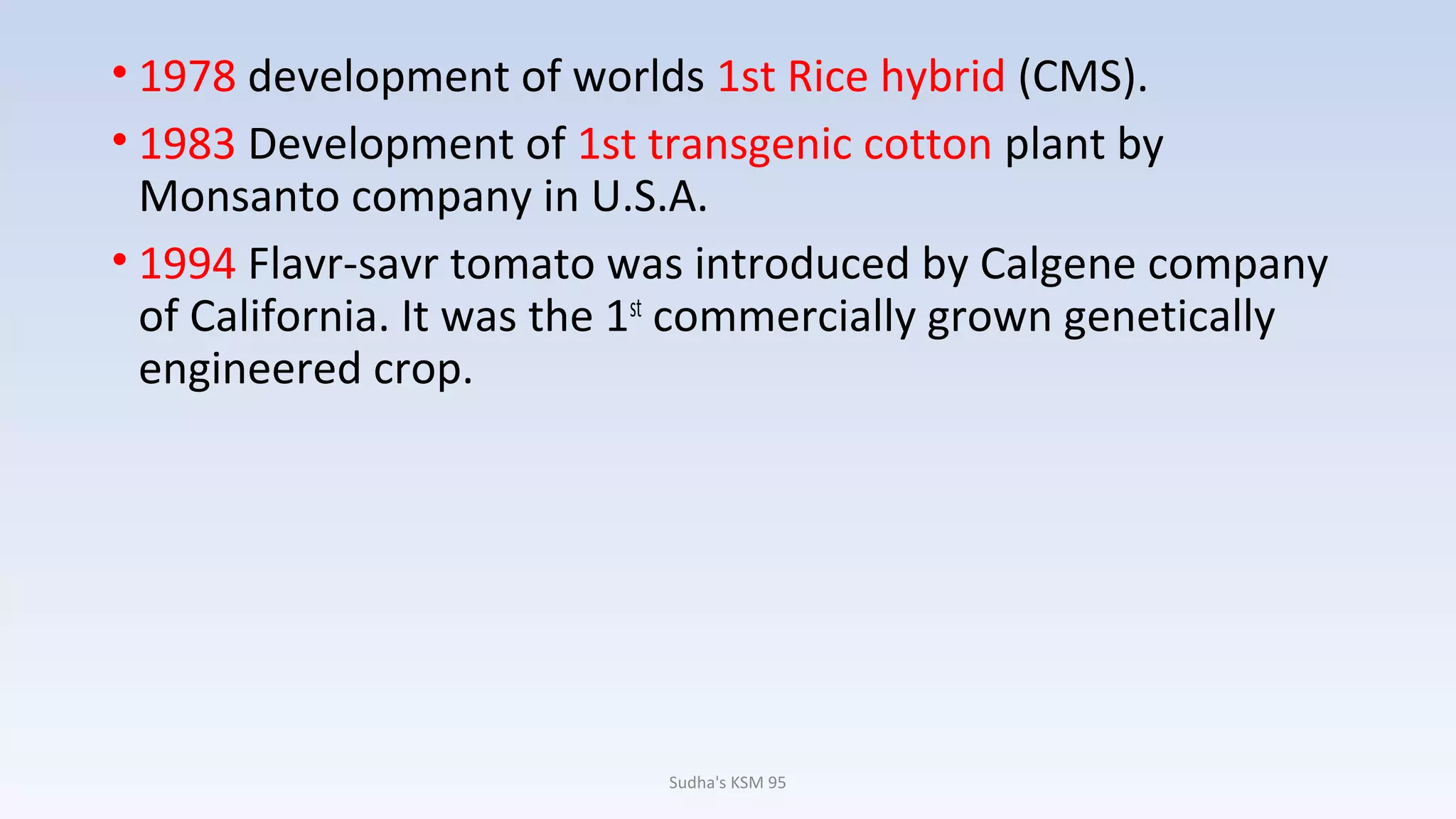Plant breeding introduction and history | PPT