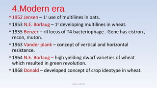 Plant breeding introduction and history | PPT