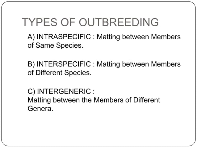 Plant Breeding Methods | PPTX