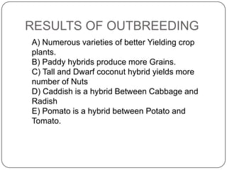 Plant Breeding Methods | PPTX