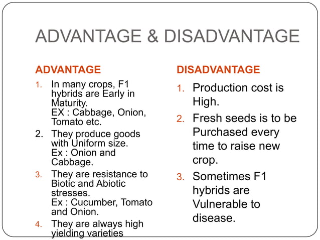 Plant Breeding Methods | PPTX