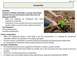 Plant breeding part 2 (Centres of Origin, Domestication, Introduction ...